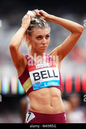 Great Britain's Alexandra Bell in action during the second semi final ...