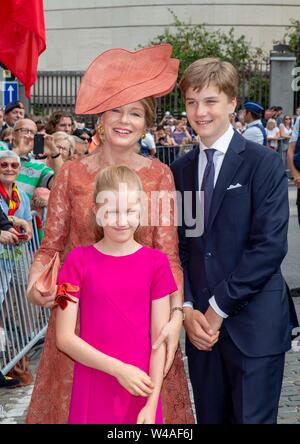 Princess Eleonore of Belgium attending National Day 2022 celebrations ...