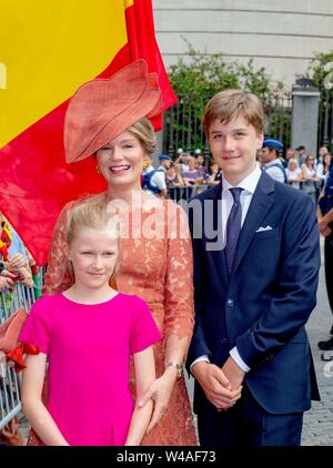 Princess Eleonore of Belgium attending National Day 2022 celebrations ...