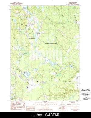 Alfred, Maine, map 1983, 1:24000, United States of America by Timeless ...