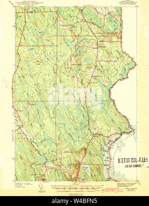 Maine USGS Historical Map Amity NW 806454 1975 24000 Restoration Stock ...