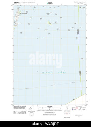 Maine USGS Historical Map Bailey Island 806475 1957 24000 Inversion ...