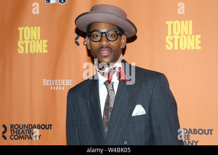 Opening night party for the play Toni Stone at the Laura Pels Theatre ...