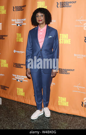Opening night party for the play Toni Stone at the Laura Pels Theatre ...
