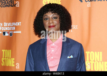 Opening night party for the play Toni Stone at the Laura Pels Theatre ...