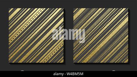 Empty diagonal stripes frame banner template illustration Stock Vector ...