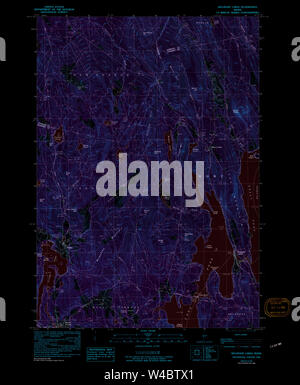 Maine USGS Historical Map Belgrade 460178 1980 24000 Inversion ...