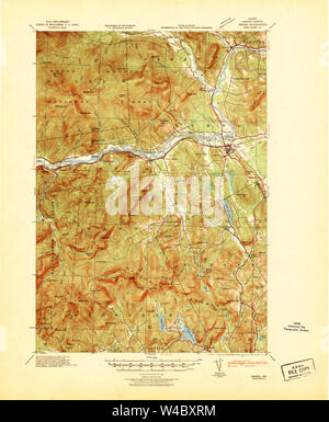 Maine USGS Historical Map Bethel 460194 1953 62500 Inversion ...
