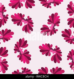 Seamless pattern falling rose petals, sakura. Confetti, cosmetics ...