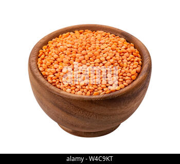 Orange lentils isolated Stock Photo - Alamy