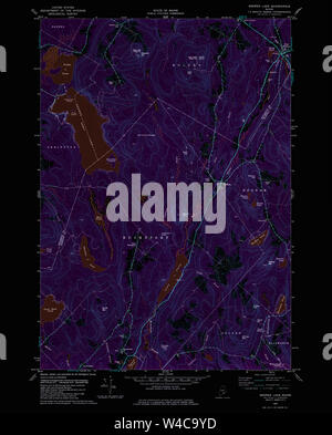 Maine USGS Historical Map Brewer Lake 20110909 TM Inversion Restoration ...