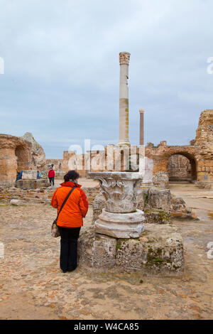 Termas de Antonino, Cartago, Tunez, Africa Stock Photo - Alamy