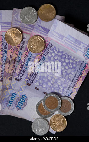 Rwandan Francs, the official currency of Rwanda Stock Photo - Alamy