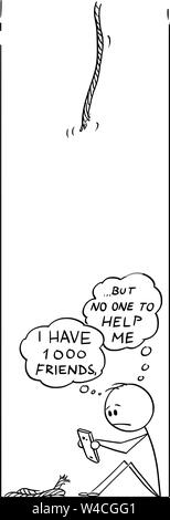 Stick Figure Social Network Connection Organization Team Group of ...