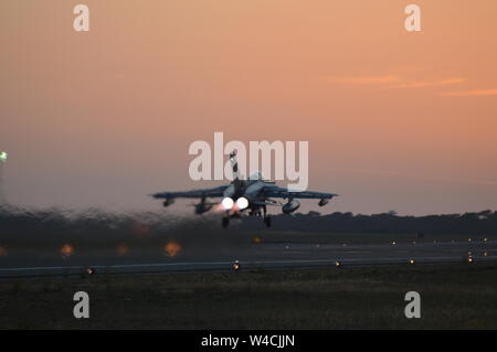 Royal Air Force Jets taking off for Operation Shader Stock Photo - Alamy