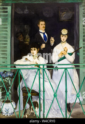 Edouard Manet - The Balcony Stock Photo - Alamy