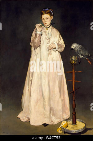 Edouard Manet, Portrait of a Lady, portrait painting, circa 1879 Stock ...