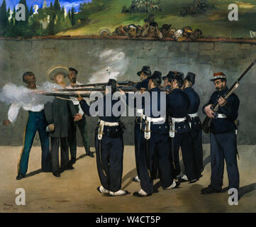 Painting 'The Execution of Emperor Maximilian' by French Impressionist ...