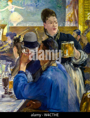 Corner of a Café-Concert by Edouard Manet, oil on canvas, probably 1878 ...