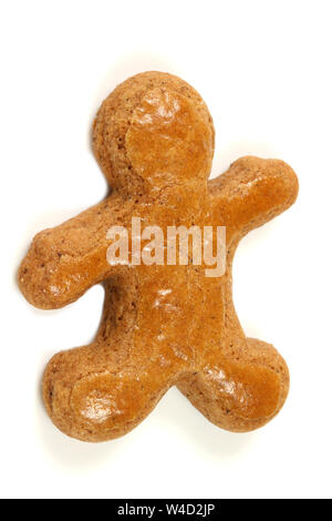 Gingerbread man isolated Stock Photo - Alamy