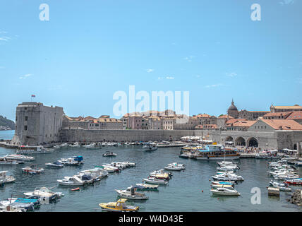 'Gradska luka' (old port), Dubrovnik, Dubrovnik-Neretva county, Croatia, Europe Stock Photo - Alamy