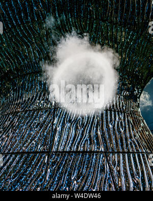 Infinity Blue sculpture at the Eden Project, Bodelva near St. Austell ...