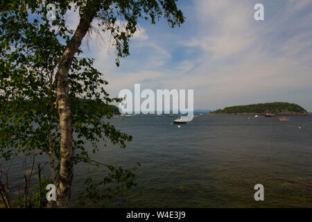 View From Shore Path, Bar Harbor, Maine Stock Photo - Alamy