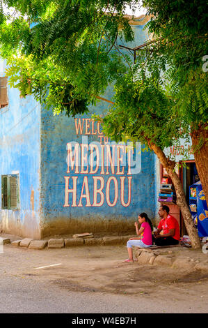 The Medinet Habu temple, located in Egypt, is known for its detailed ...