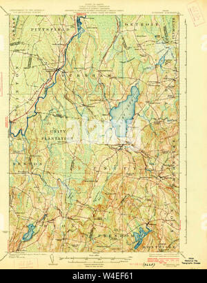 Maine USGS Historical Map Burnham NE 806567 1975 24000 Inversion ...
