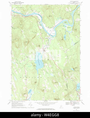 Maine USGS Historical Map Canton 806583 1967 24000 Restoration Stock ...