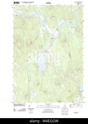 Maine USGS Historical Map Canton 806583 1967 24000 Restoration Stock ...