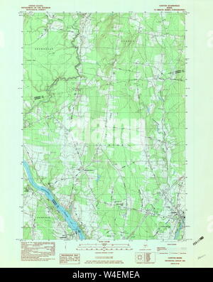 Clinton, Maine, map 1982, 1:24000, United States of America by Timeless ...