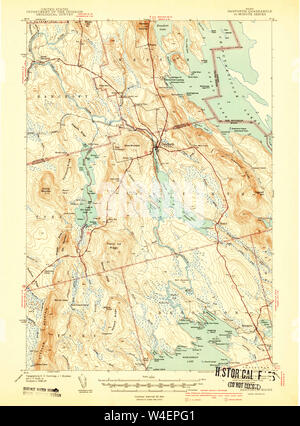 Maine USGS Historical Map Danforth 20110829 TM Inversion Restoration ...