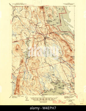 Maine USGS Historical Map Danforth SW 806634 1975 24000 Restoration ...