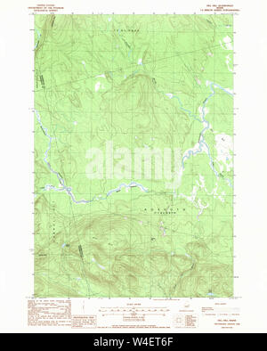 Maine USGS Historical Map Dill Hill 20110829 TM Inversion Restoration ...