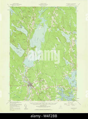 Maine USGS Historical Map Ellsworth 105113 1981 24000 Restoration Stock ...
