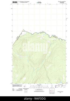 Maine USGS Historical Map Estcourt 807905 1987 24000 Restoration Stock ...