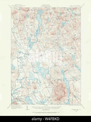 Maine USGS Historical Map Fryeburg 460423 1909 62500 Restoration Stock ...