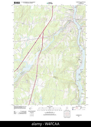 Maine USGS Historical Map Gardiner 460427 1943 62500 Restoration Stock ...