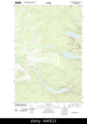 Maine USGS Historical Map Gardner Lake 306579 1941 62500 Restoration ...