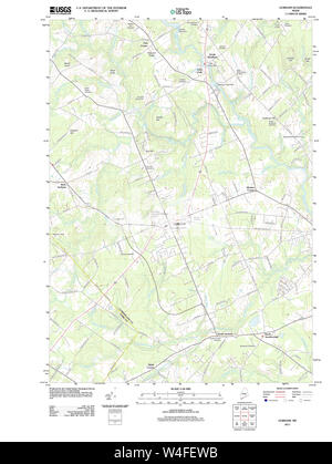 Maine USGS Historical Map Gorham 105164 1957 24000 Restoration Stock ...