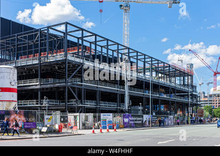 The Manchester Engineering Campus building, under construction June ...