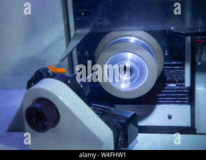 Carbide cutting tool sharpening for CNC machine Stock Photo - Alamy
