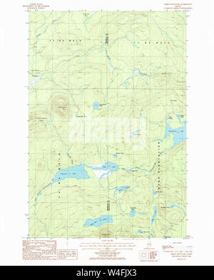 Maine USGS Historical Map Green Lake 806736 1982 24000 Inversion ...