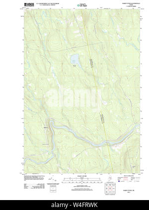 Maine USGS Historical Map Hardy Pond 105194 1988 24000 Restoration ...