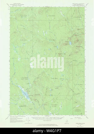 Maine USGS Historical Map Howe Brook SW 806776 1975 24000 Inversion ...