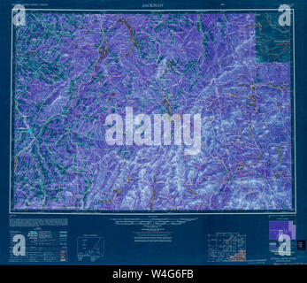 Maine USGS Historical Map Jackman 806789 1963 250000 Inversion ...