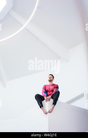 people dressed up in funny clothes and masks celebrating traditional ...