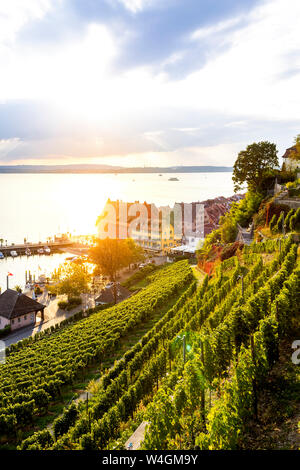 Meersburg at the lake constance in germany Stock Photo - Alamy