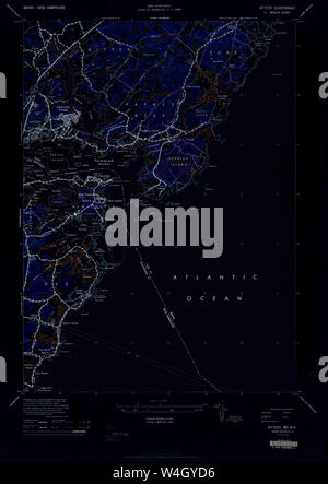 Kittery, Maine, map 1944, 1:24000, United States of America by Timeless ...